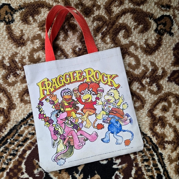 Vintage | Accessories | Vintage 985 Muppets Fraggle Rock Bag Mini Tote ...